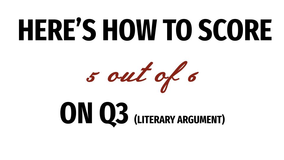 THE ULTIMATE GUIDE TO THE AP LIT Q3 (LITERARY ARGUMENT) - Much Ado ...